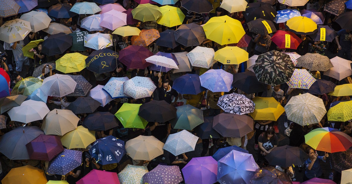 "Umbrella Movement" one-month anniversary