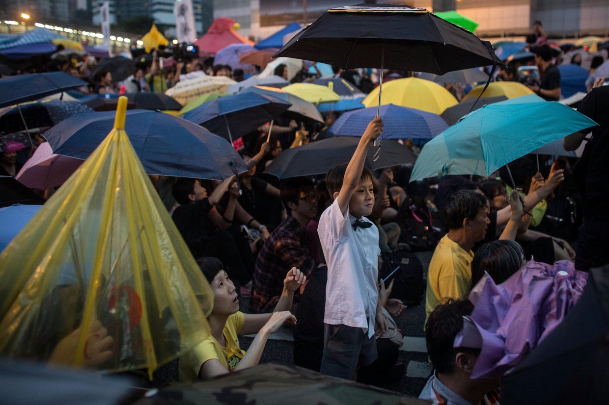 "Umbrella Movement" one-month anniversary