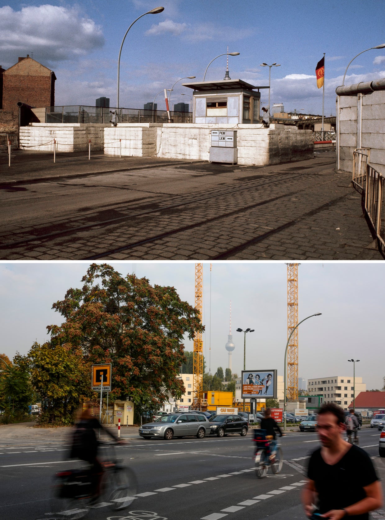 Berlin Wall - Now and Then