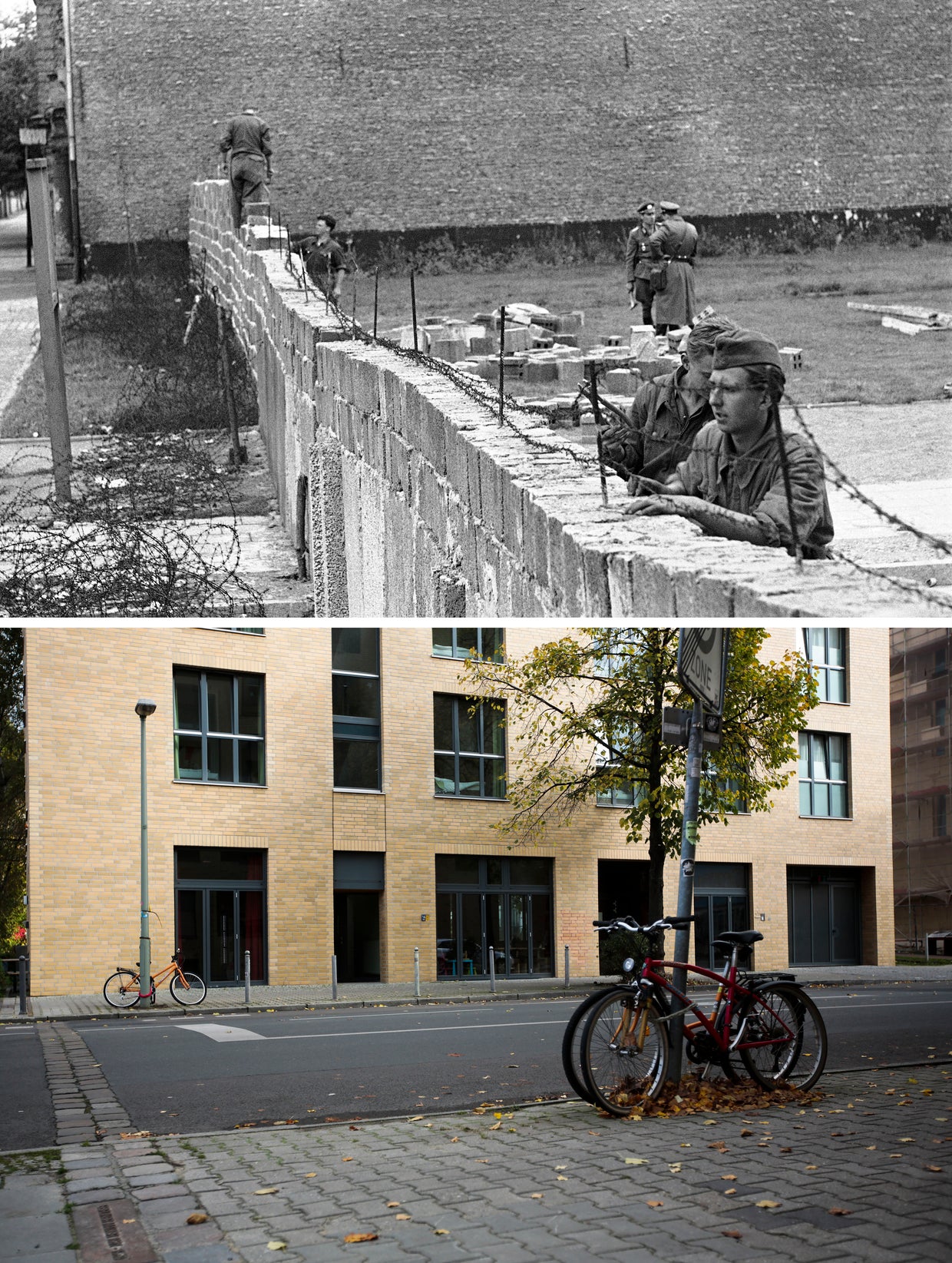 Berlin Wall - Now and Then