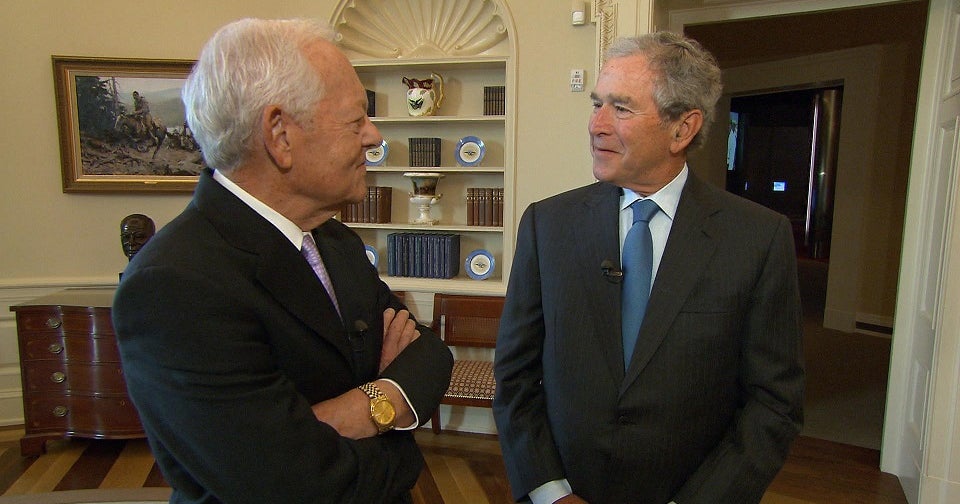 George W. Bush talks about his dad, Jeb Bush in 2016, the Iraq war and ...