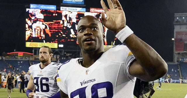 NFL running back Adrian Peterson reinstated to league - CBS News
