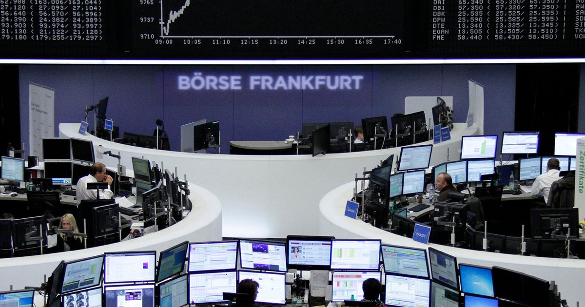 Global stocks gain on China rate cut, German data - CBS News