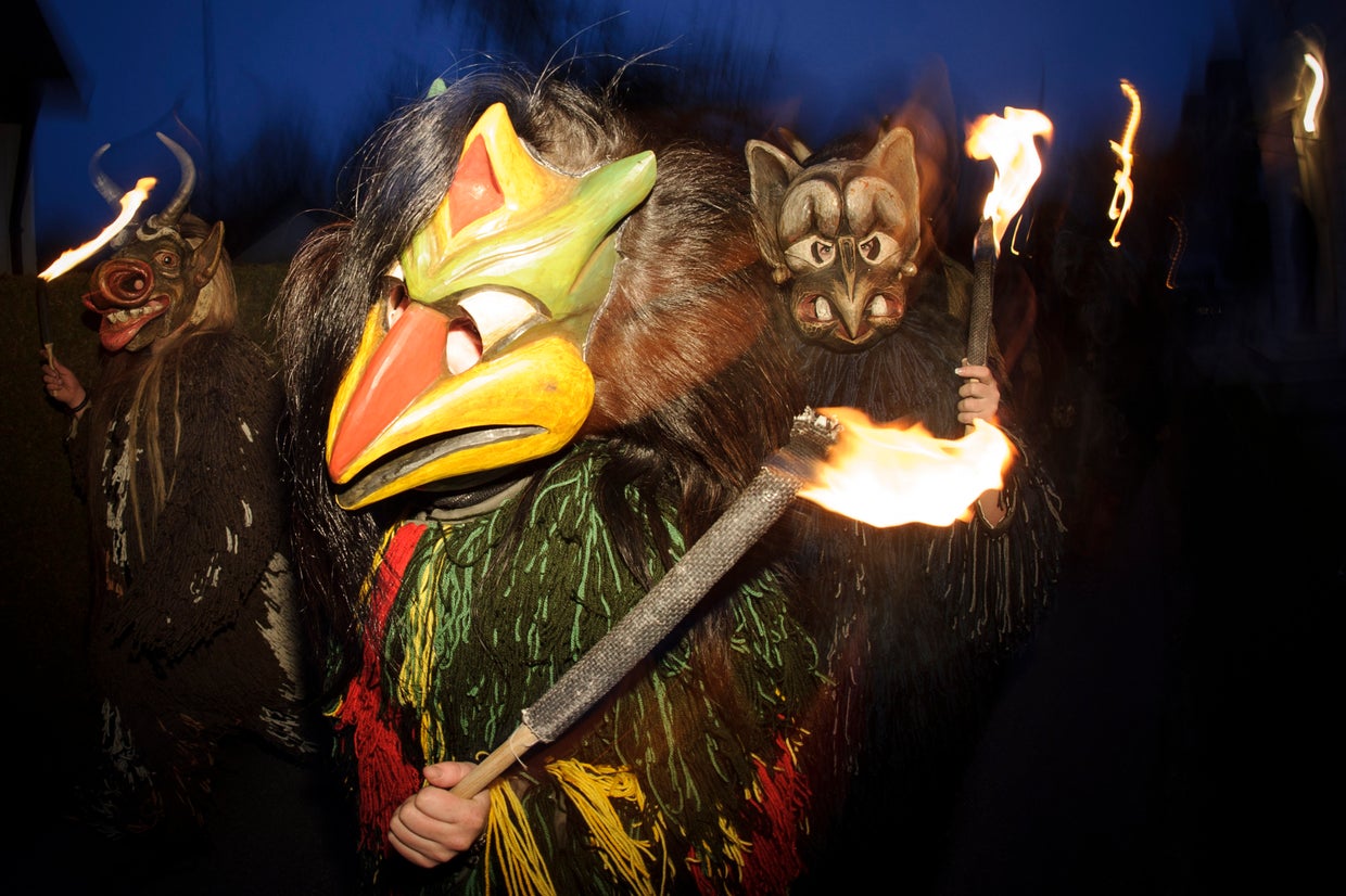 Perchten winter festival