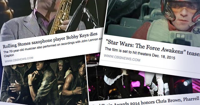 Entertainment buzz: Facebook's most shared moments of the week - CBS News