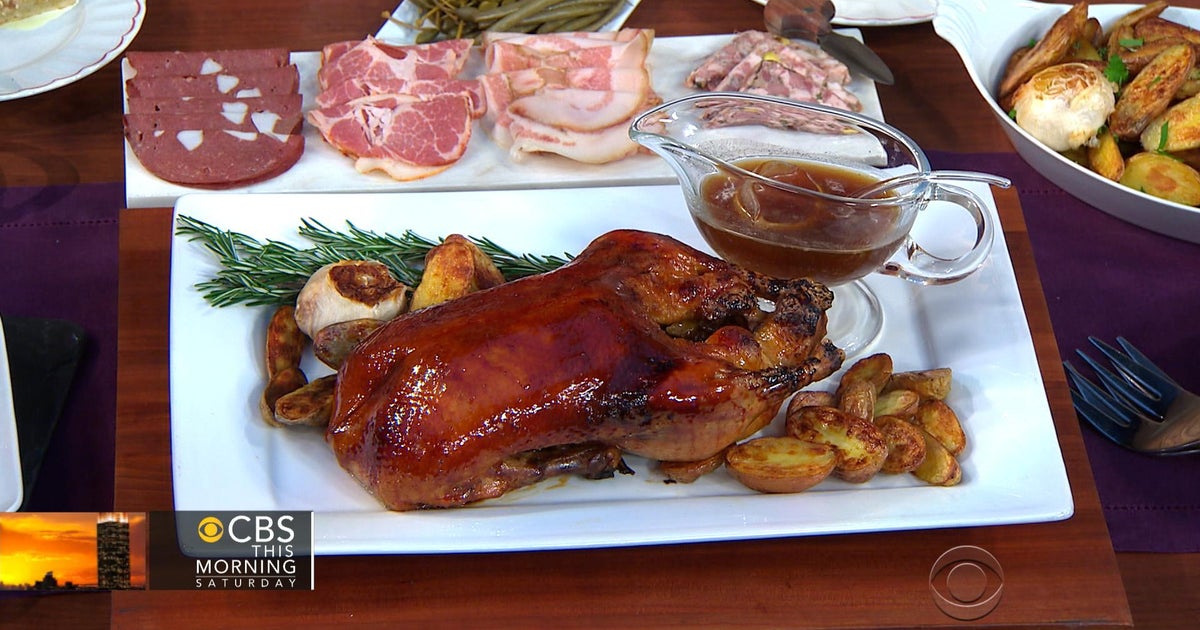 Andrew Zimmerman brings roasted duck to THE Dish - CBS News