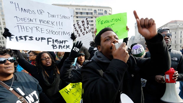 "Enough is enough": Tens of thousands march to protest police violence ...