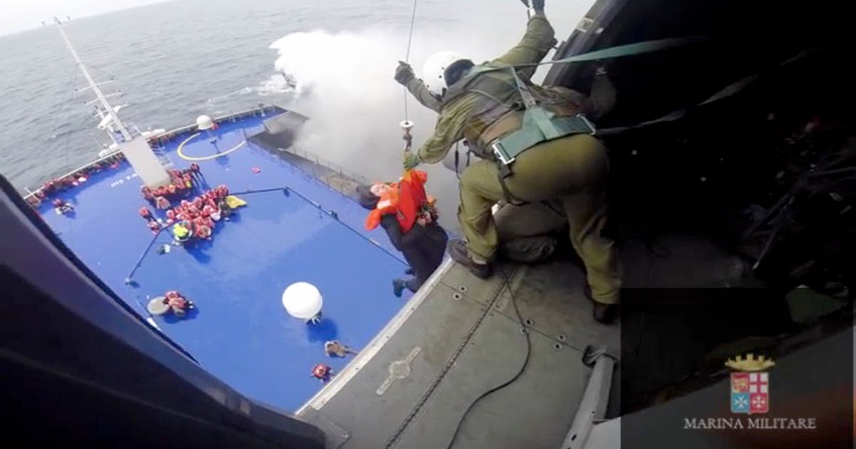 1 dead, hundreds stranded in Greek ferry fire - CBS News