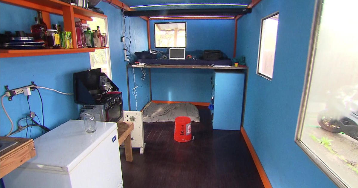 Entrepreneur fights rising rent by thinking inside the box - CBS News