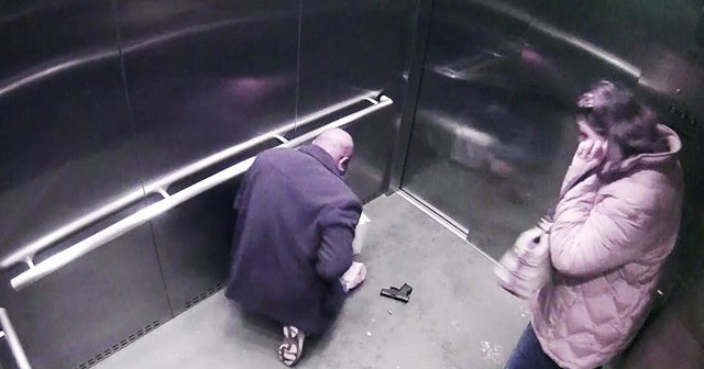 Video shows off-duty cop accidentally shooting himself in elevator ...