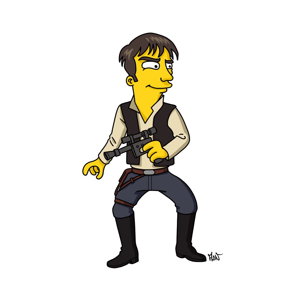 Your favorite characters "Simpsonized"