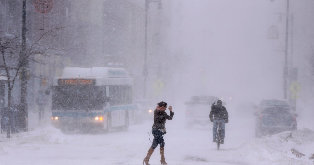 Megastorm barrels into Northeast, bringing freezing temperatures - CBS News