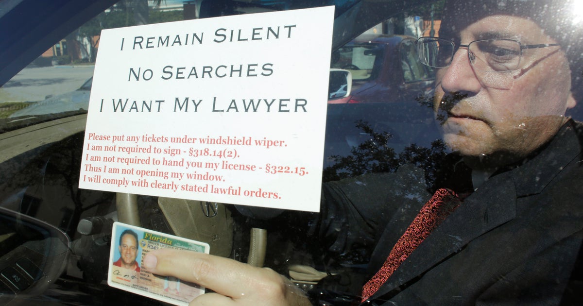 Fair DUI Flyers help pass through drunk driving checkpoints - CBS News