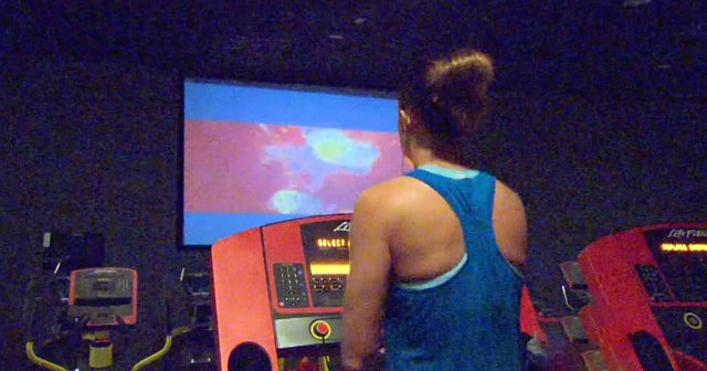 Cardio theater: Fitness with flicks keeps movie lovers buff - CBS News