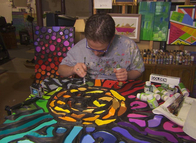 The works of blind artist Jeff Hanson