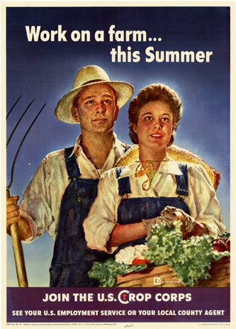 Propaganda art for WWII Victory Gardens