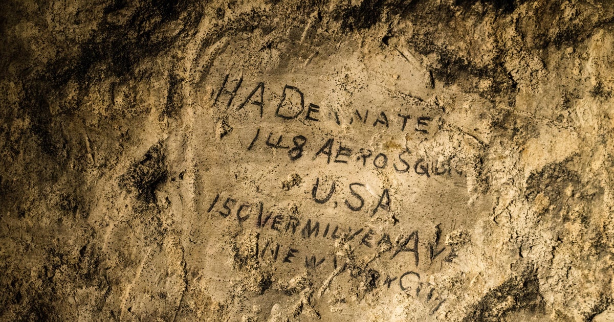 World War I soldiers' graffiti found in France - CBS News