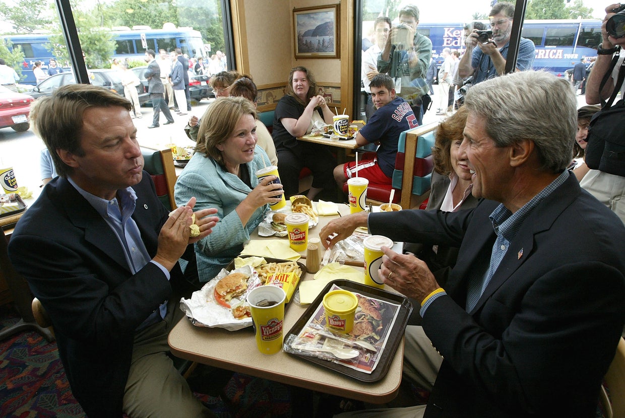 The road to the U.S. presidency isn't fast, but it IS paved with fast food