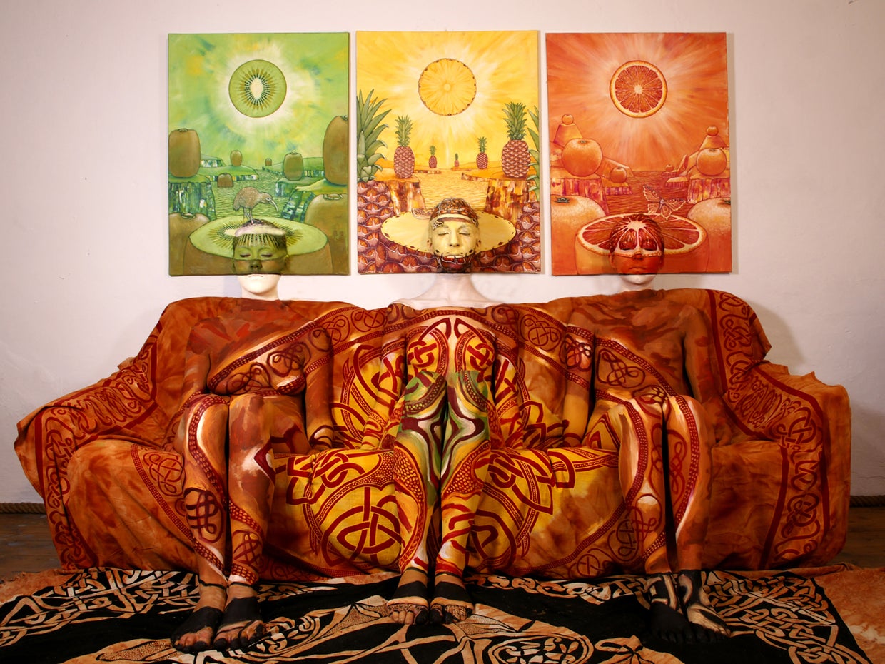 True still lifes: Masterworks of bodypainting