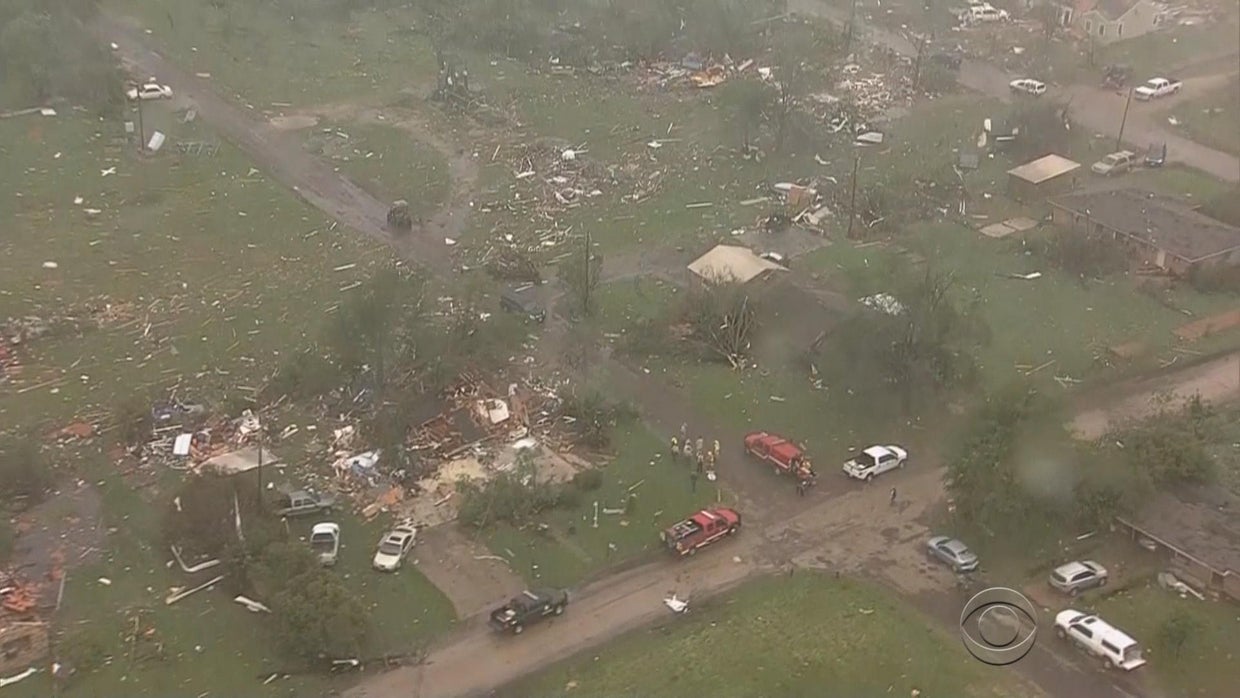 Stories of survival after deadly Texas tornadoes - CBS News