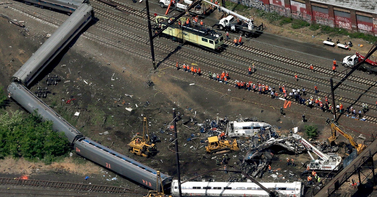 NTSB: Amtrak train was going 106 mph before deadly crash - CBS News