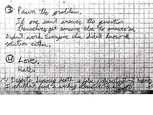 Notebook of Colorado theater shooter James Holmes shows bizarre thoughts