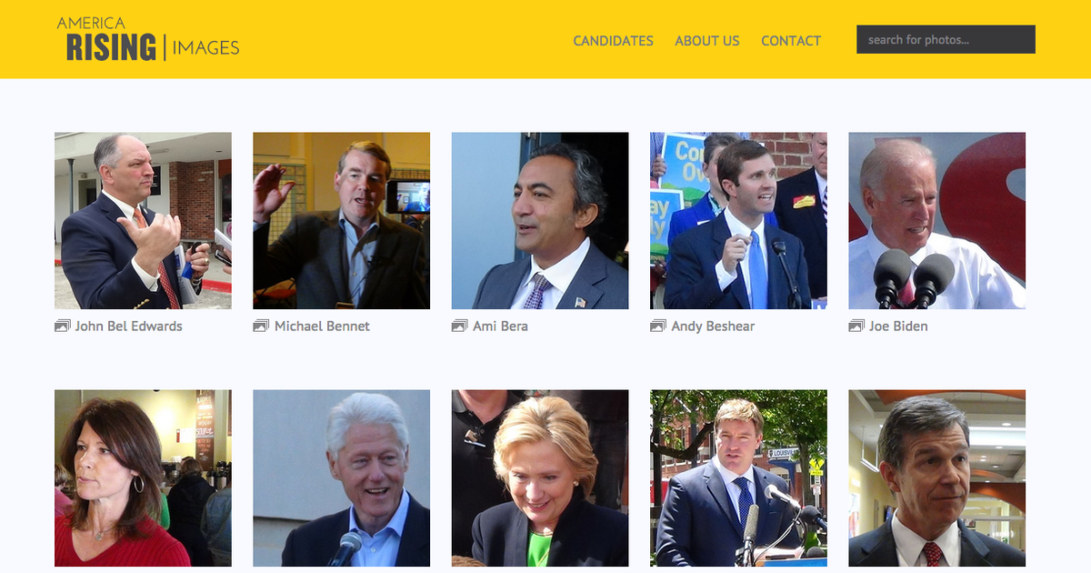America Rising trackers to sell candidate photos "at a competitive ...