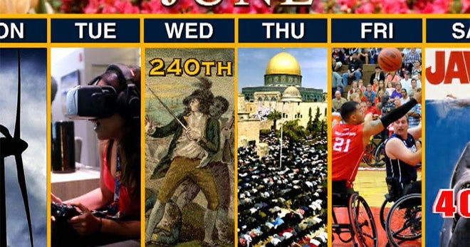 Calendar: Week of June 15 - CBS News