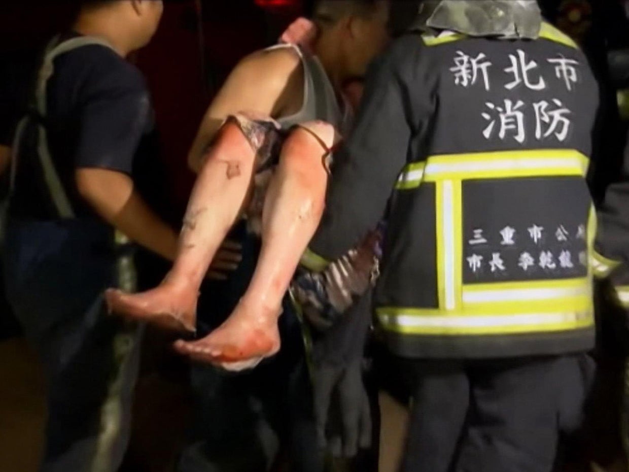 Hundreds hurt in fire at Taiwan water park