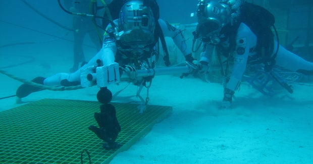 Astronauts prepare for Mars with deep-sea training - CBS News