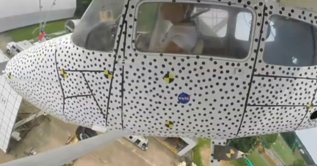 Why NASA crash testing small planes could someday save lives - CBS News