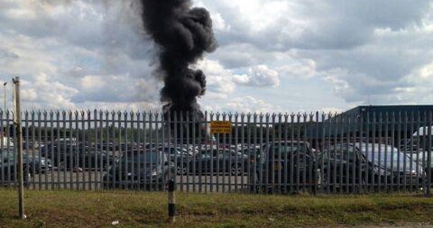 Blackbushe Airport crash: 4 killed when executive jet crashes into car ...