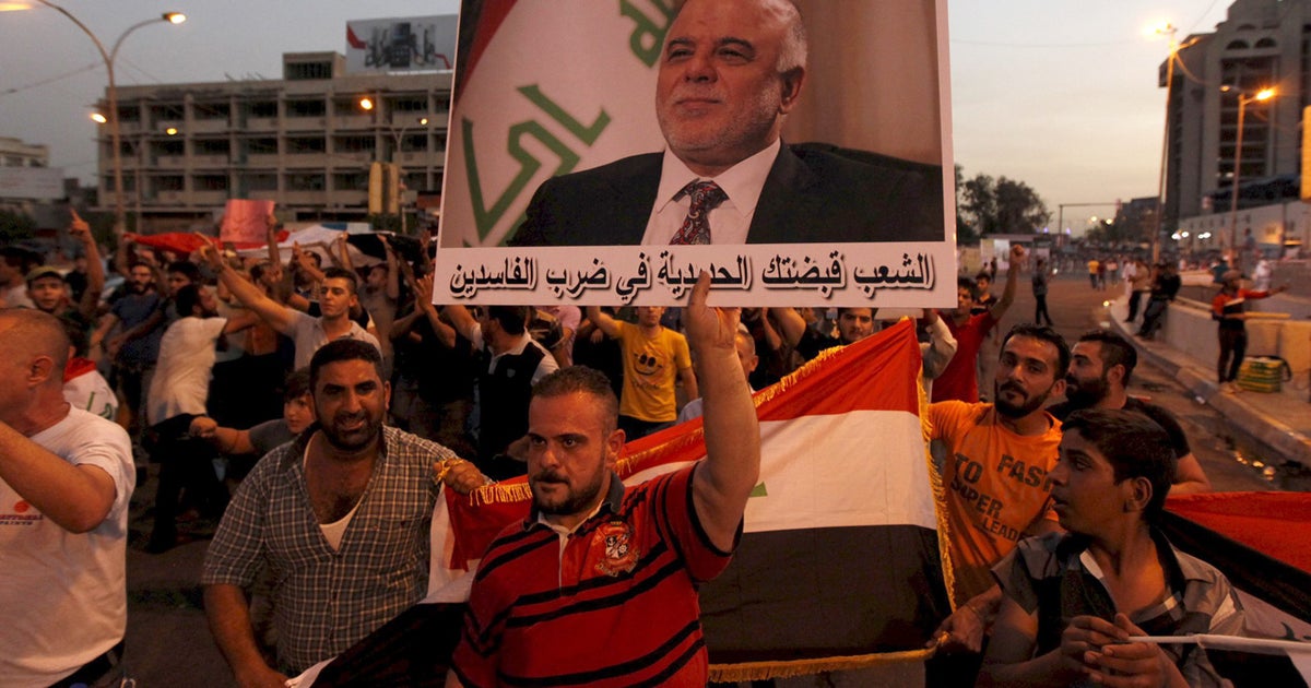 Iraq PM announces sweeping anti-corruption plan - CBS News