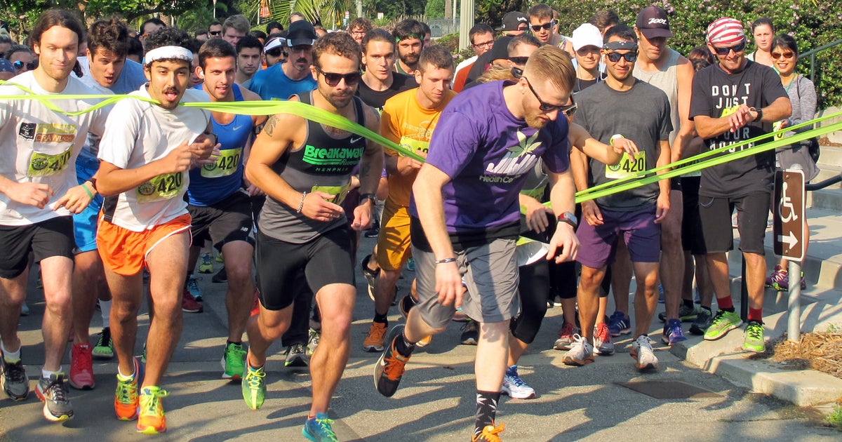 Runner's high: Stoners rise to the occasion for the 420 Games - CBS News