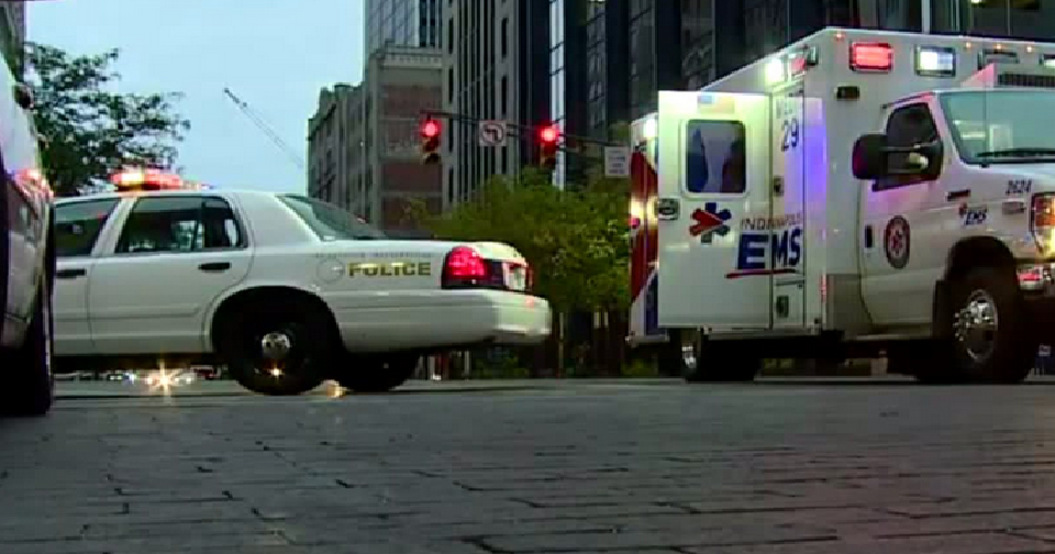 Man in custody after hit-and-runs in downtown Indianapolis - CBS News