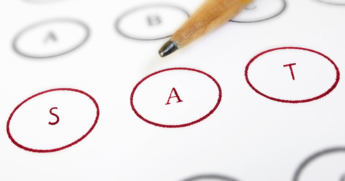 Uh oh...bad news on SAT test results - CBS News