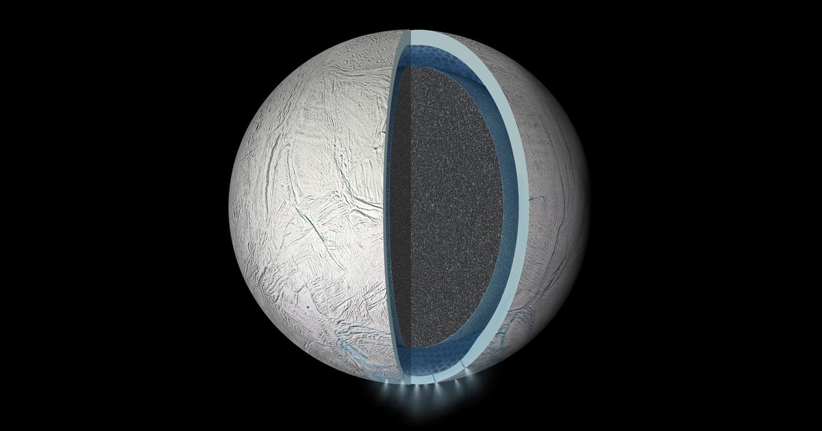 Saturn's icy moon hides a global underground ocean - CBS News