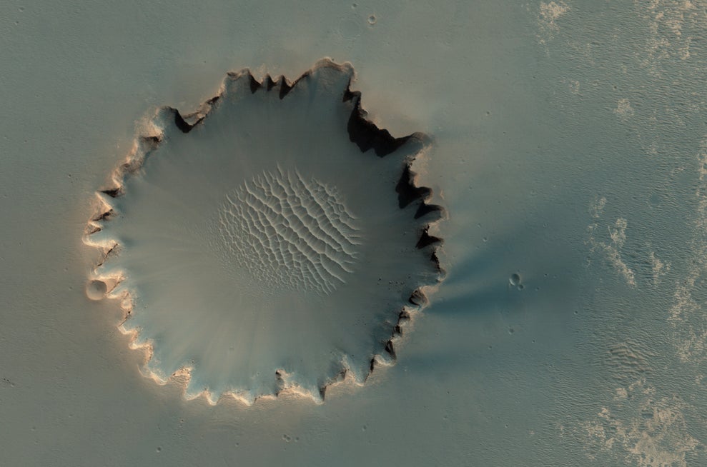 Gorgeous abstract Martian landscapes