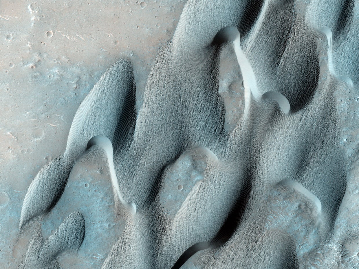 Gorgeous abstract Martian landscapes