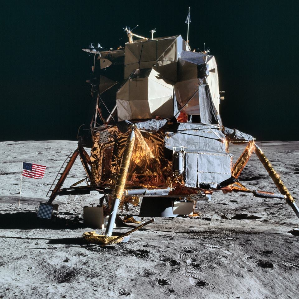 Newly released photos of Apollo moon missions