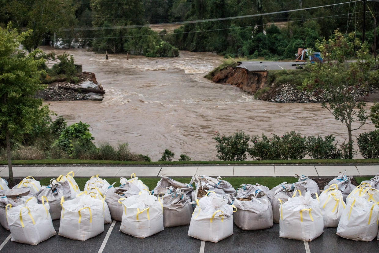 "Thousand year" flooding in South Carolina