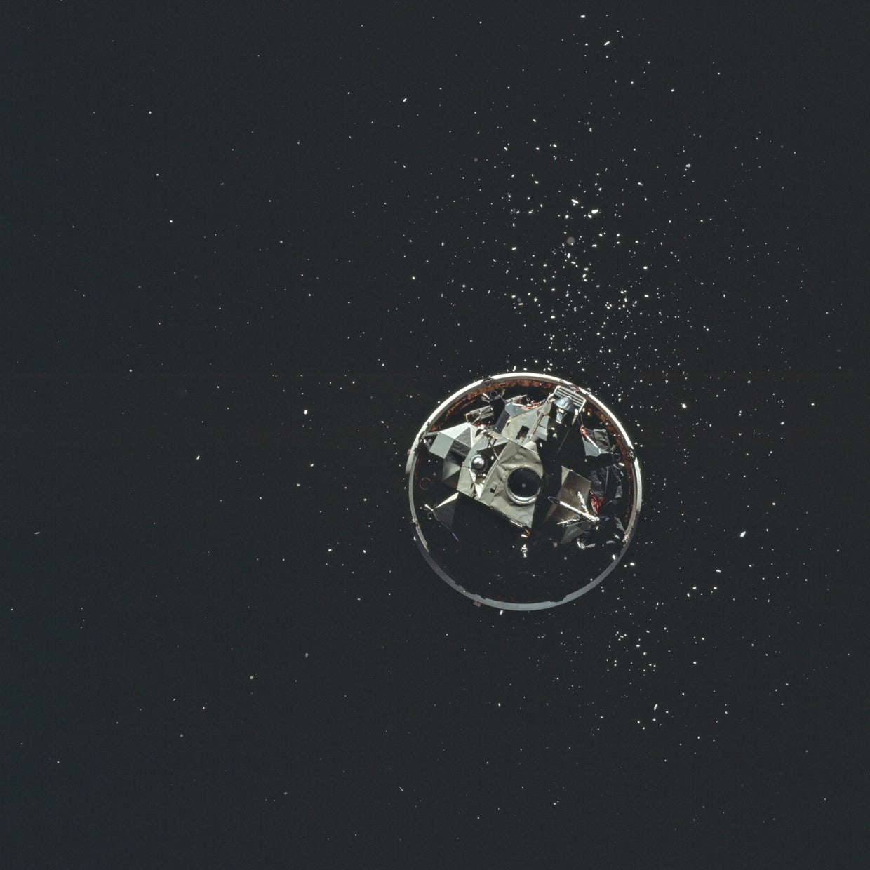 Newly released photos of Apollo moon missions