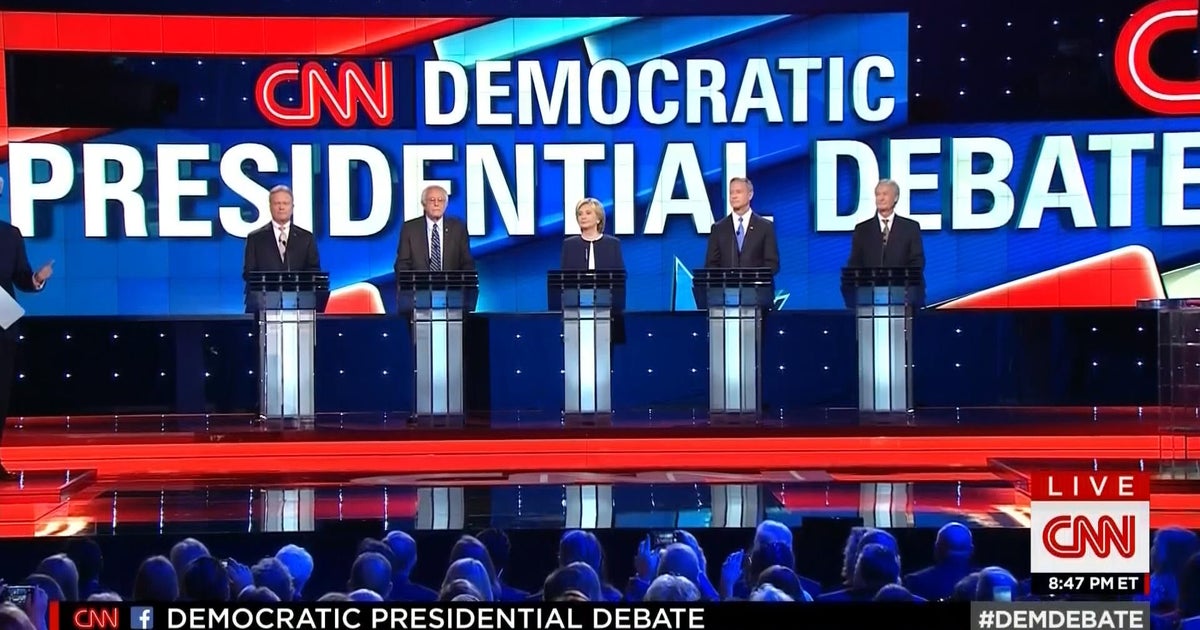 In Democratic debate, candidates tangle on gun control, Wall Street ...