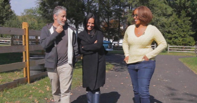 Jon Stewart and wife on farm life after "The Daily Show," Tracey ...