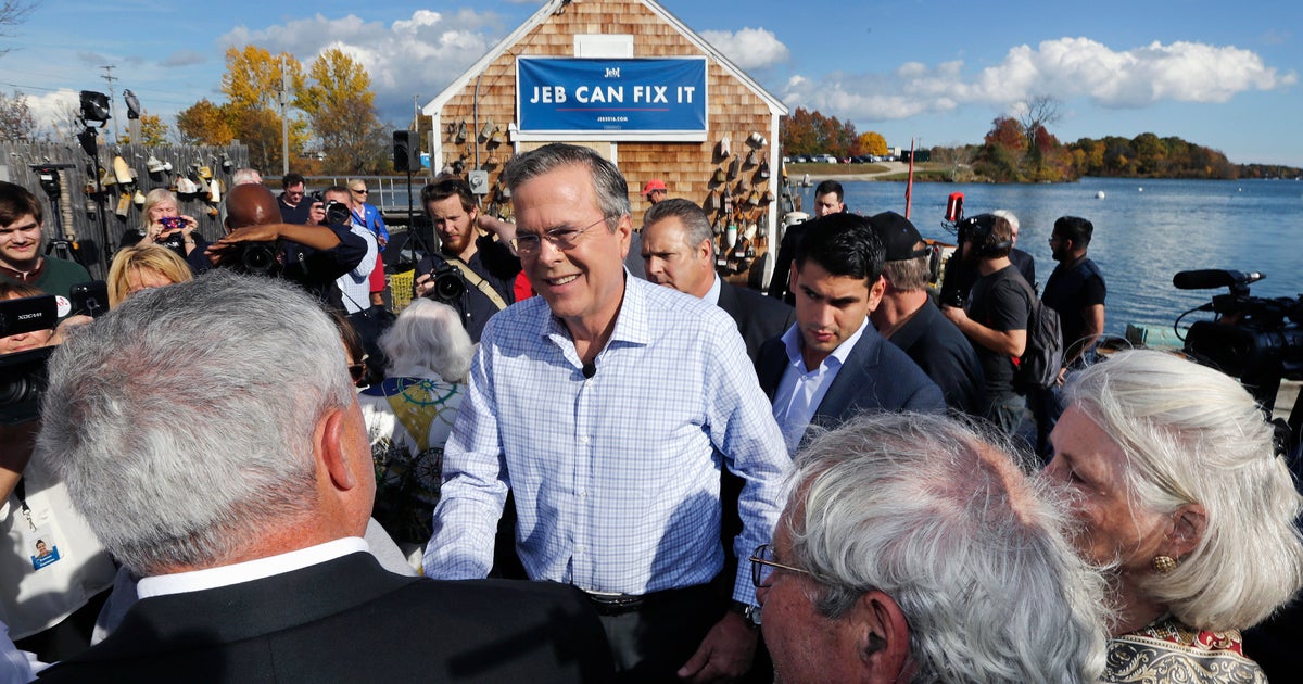 Election 2016: Jeb Bush says "end is not near...life is good" - CBS News