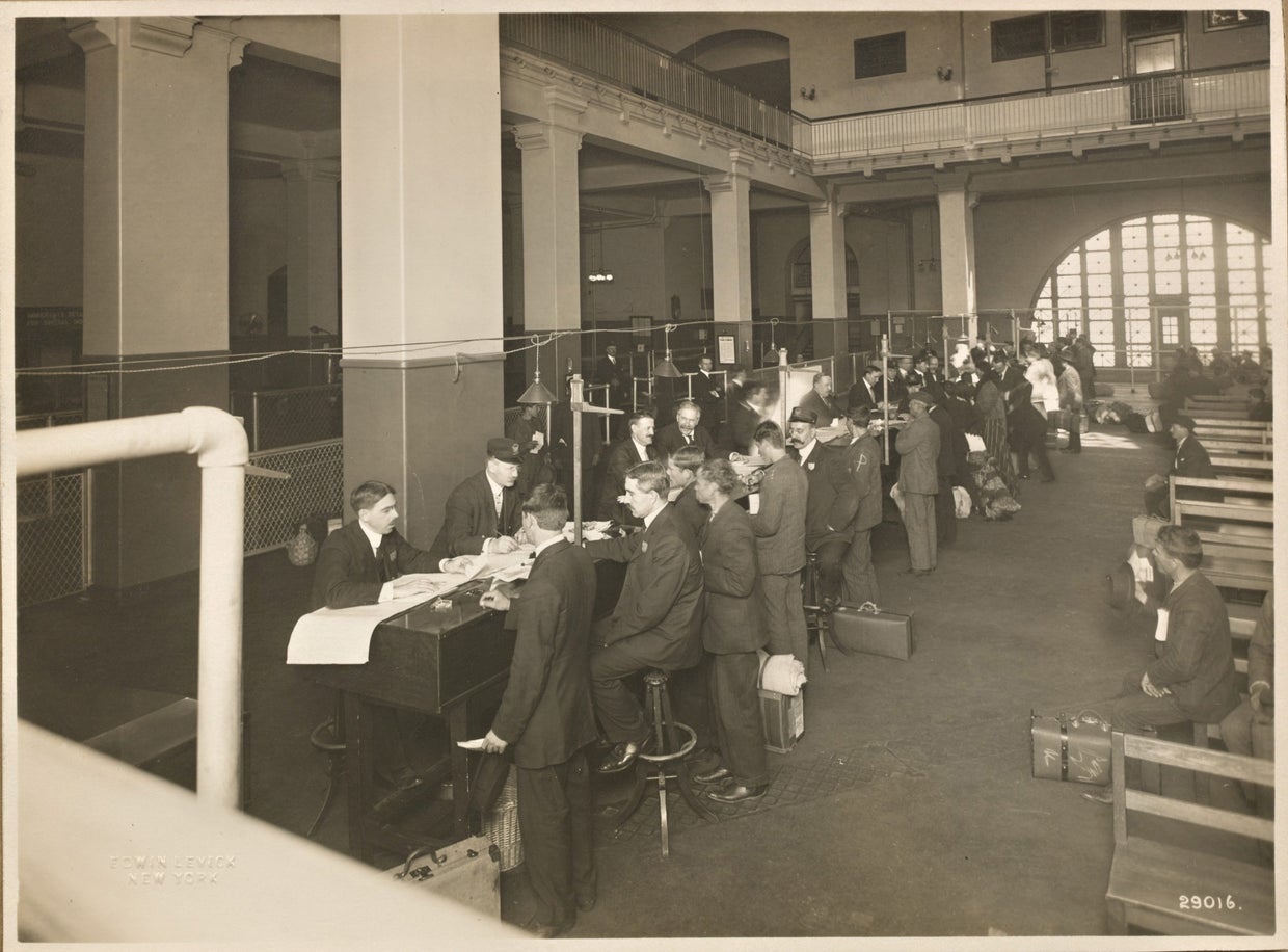 Ellis Island immigrant portraits circa 1900