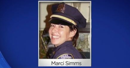 Emotional farewell for 9/11 cop Marci Simms stricken with cancer - CBS News