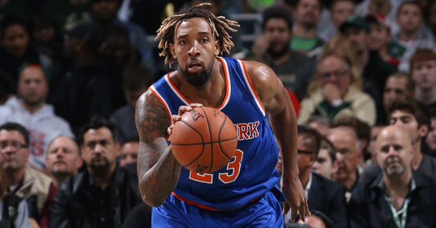NBA player Derrick Williams of the New York Knicks was robbed by 2 ...