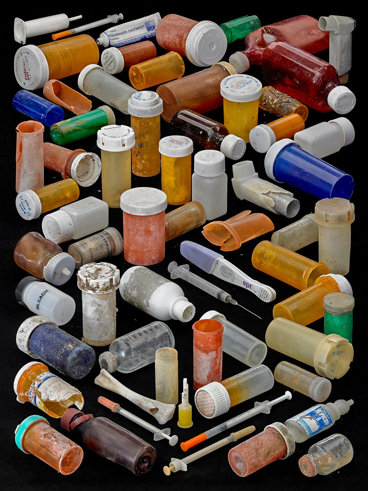 "Found in Nature": The language of trash - photography by Barry Rosenthal