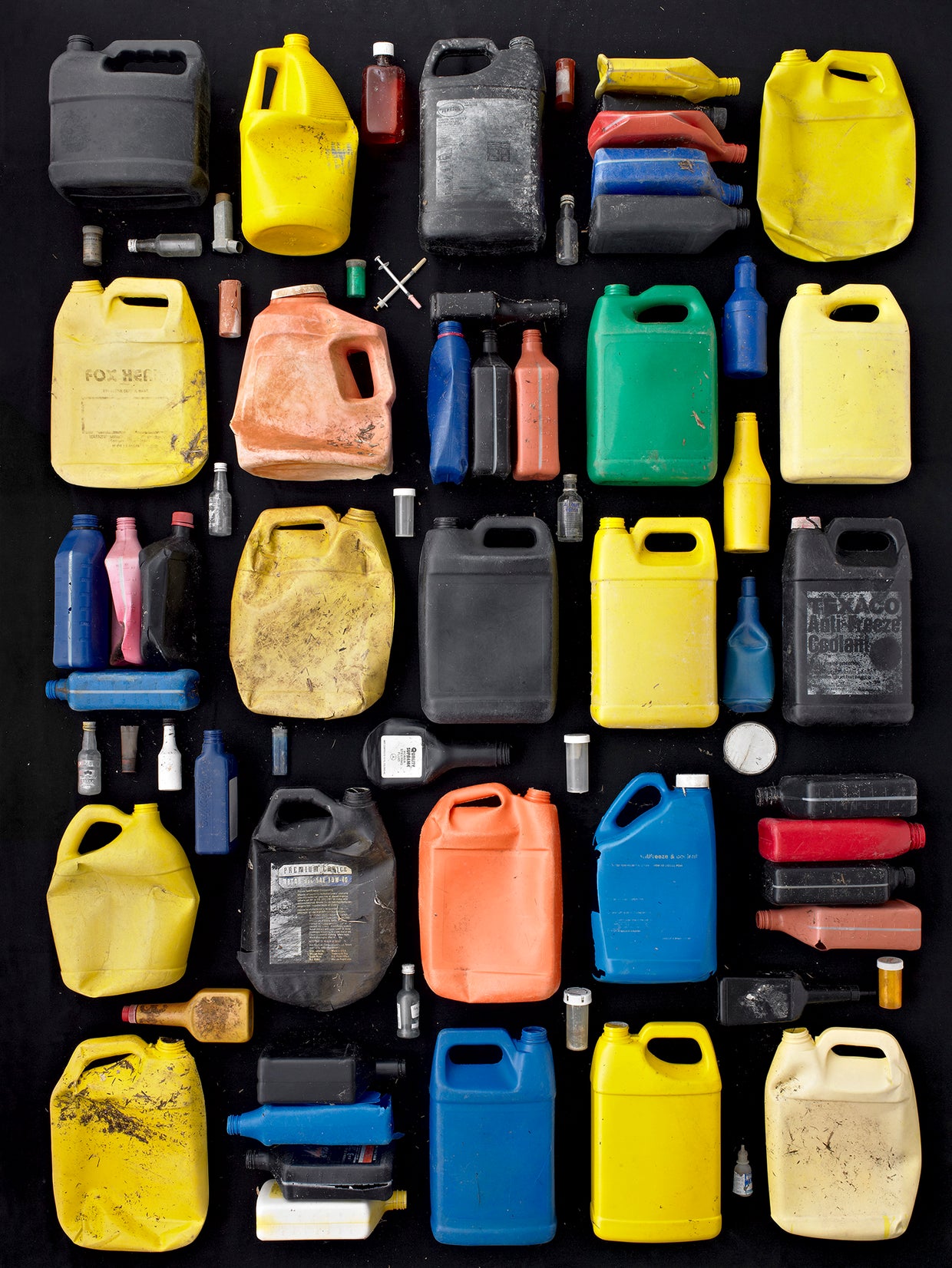 "Found in Nature": The language of trash - photography by Barry Rosenthal